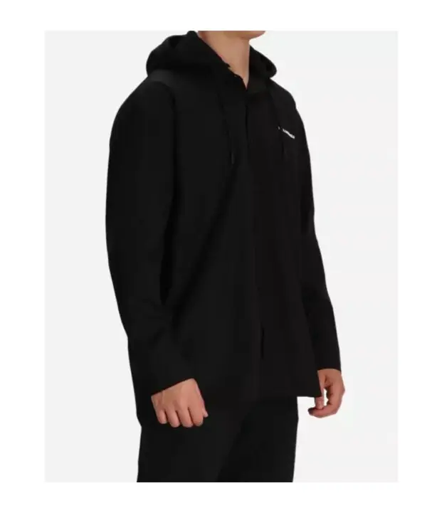 Karl Lagerfeld Logo Lettering Hooded Jacket