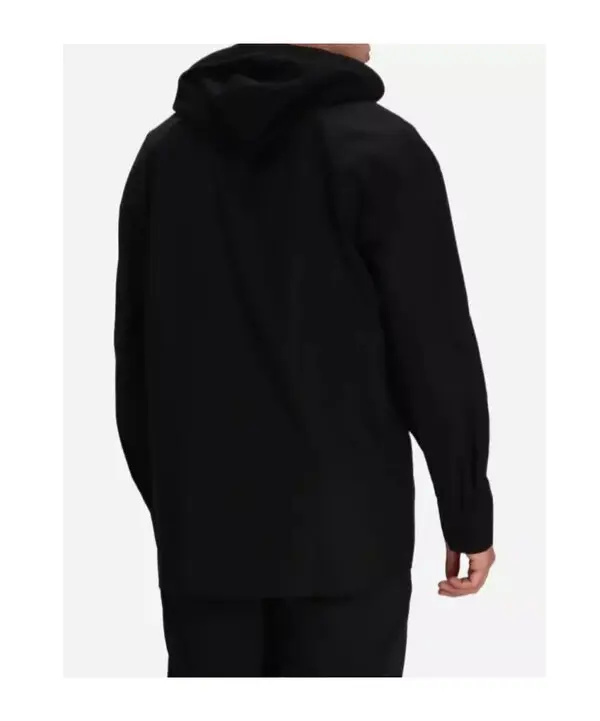 Karl Lagerfeld Logo Lettering Hooded Jacket