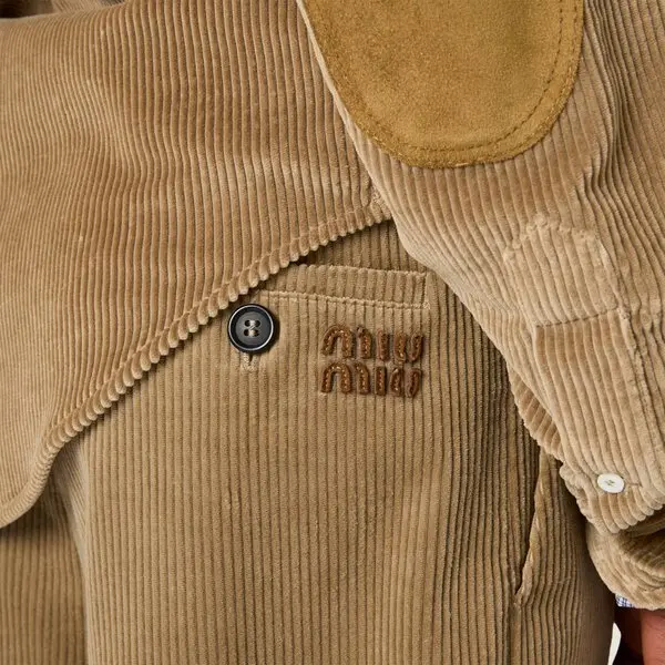 Miu Miu Corduroy Pleated Shorts