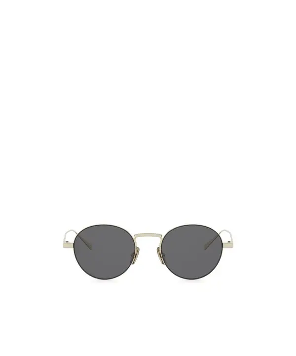 Celine Full Rim Round Frame Sunglasses - Gray