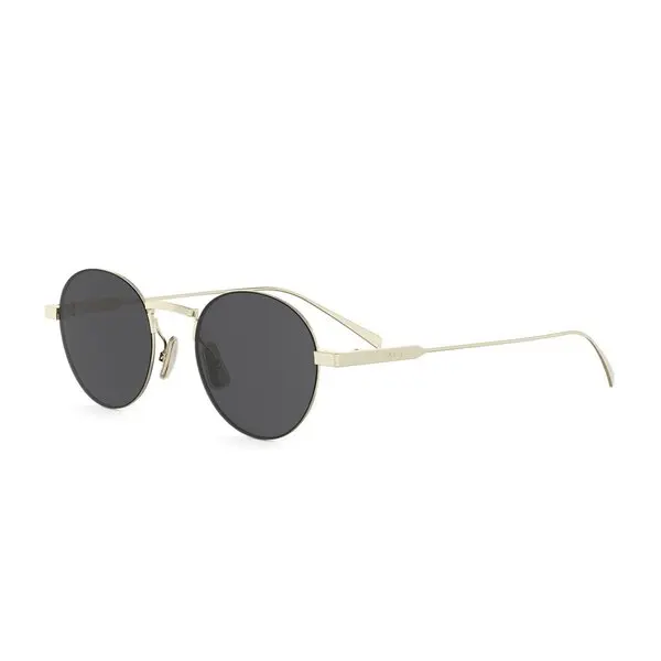 Celine Full Rim Round Frame Sunglasses - Gray