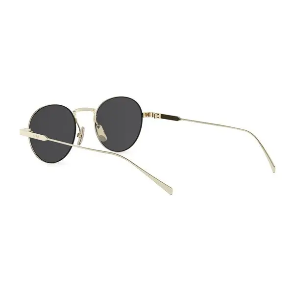 Celine Full Rim Round Frame Sunglasses - Gray