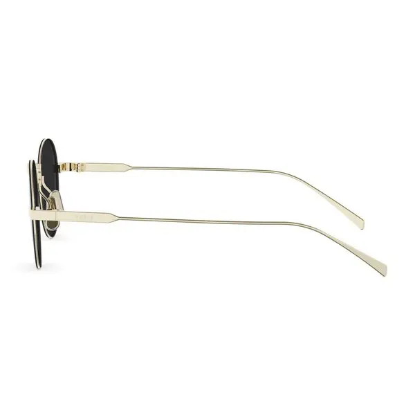 Celine Full Rim Round Frame Sunglasses - Gray