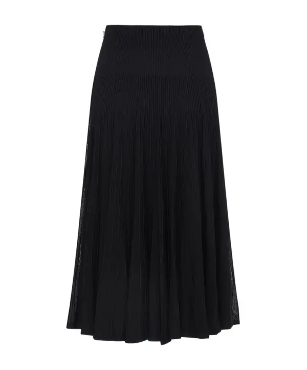 Ralph Lauren Celia Pleated Knitted Skirt