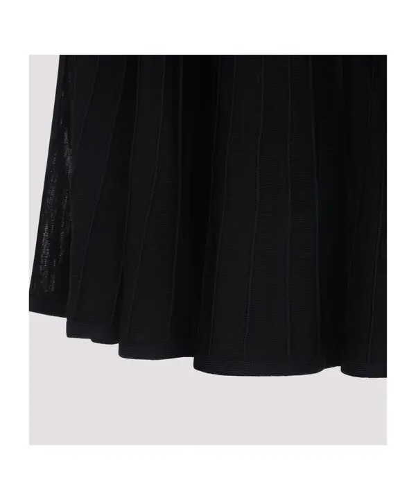 Ralph Lauren Celia Pleated Knitted Skirt