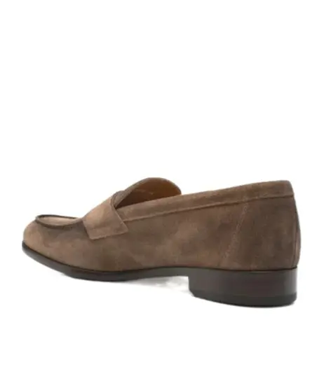 DOUCAL'S Round-toe Loafers - Brown
