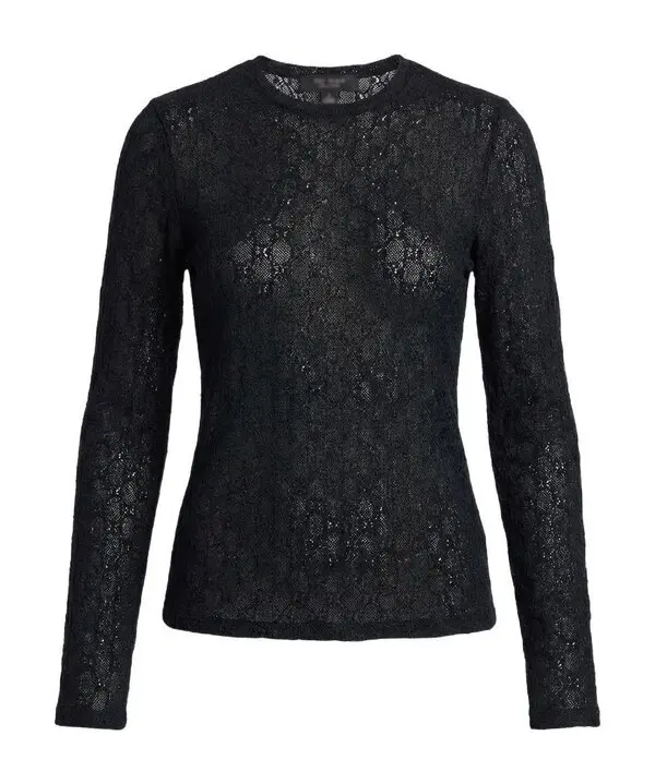 Gucci Gg Cotton Devoré Long Sleeve T-shirt