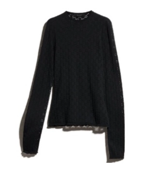 Gucci Gg Devoré Long Sleeve Top