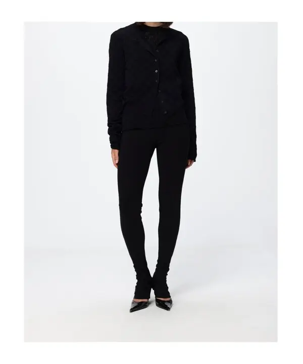 Gucci Gg Devoré Long Sleeve Top