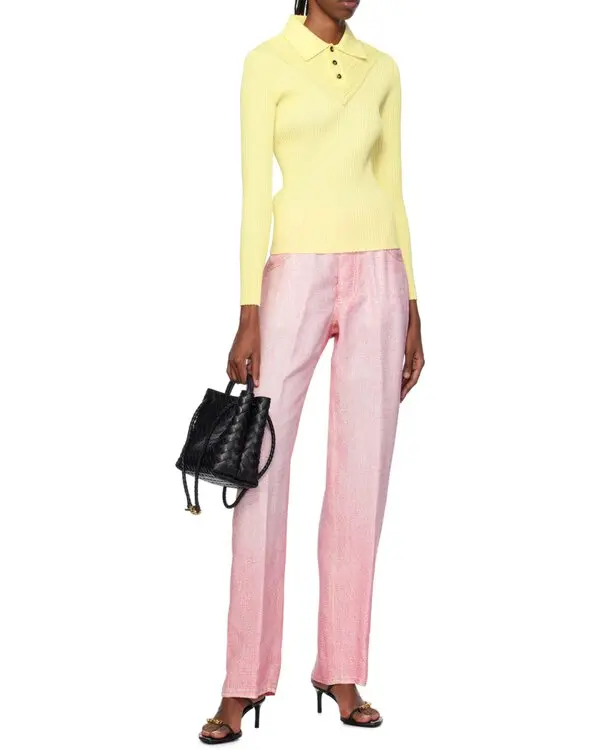 Bottega Veneta Andiamo Small Woven Leather Tote Bag