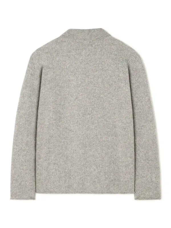 Alanui Cashmere Blend Polo Shirt - Gray