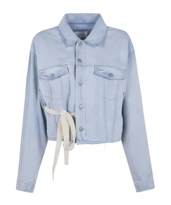 MAISON MARGIELA Distressed Jacket - Light Blue