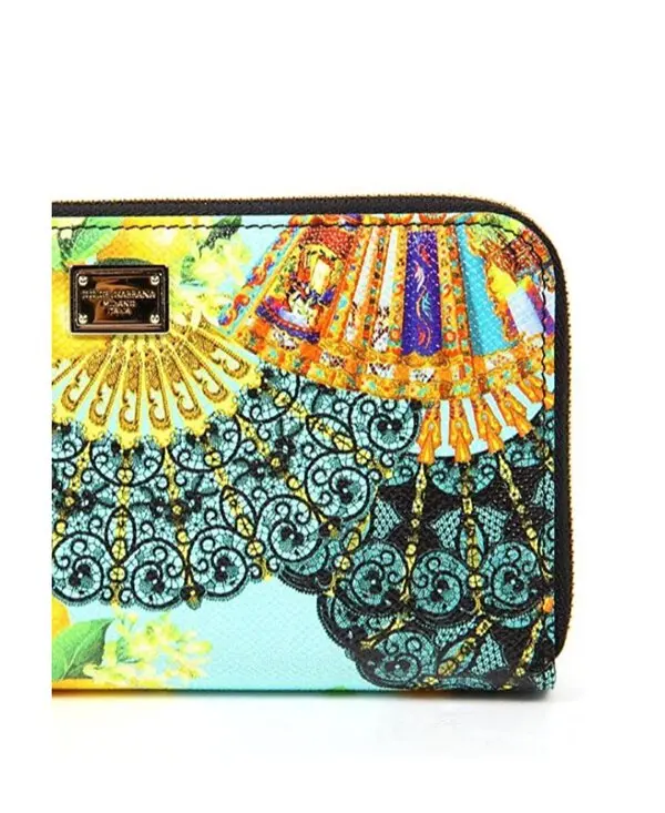 Dolce & Gabbana Printed Wallet - Green