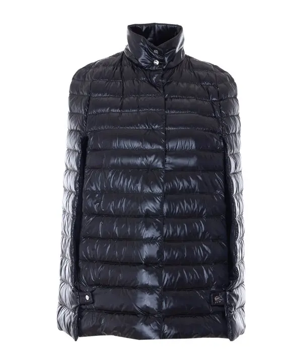 Herno Quilted High Neck Cape