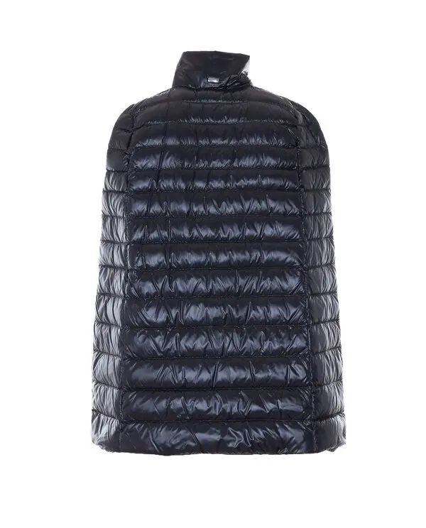 Herno Quilted High Neck Cape