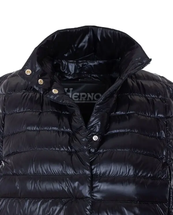 Herno Quilted High Neck Cape