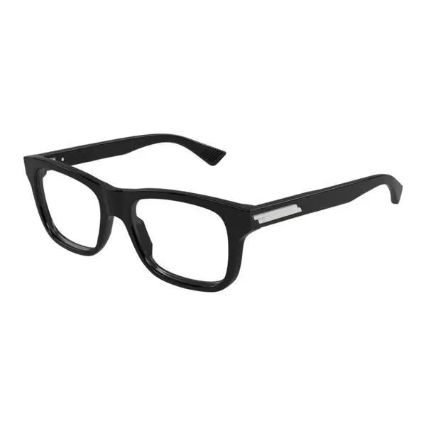 Bottega Veneta Rectangle Frame Eyeglasses - Black