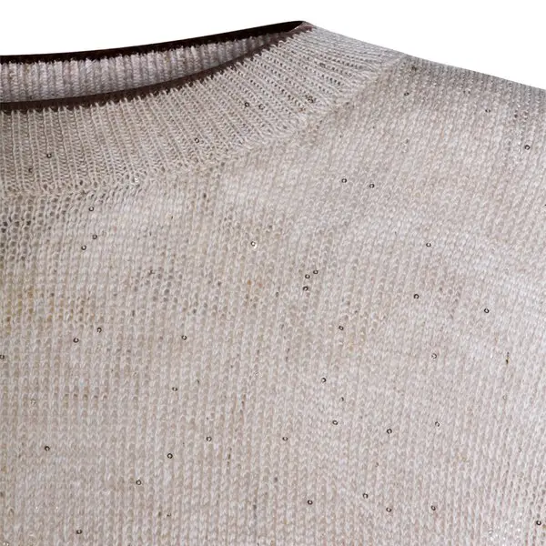 Brunello Cucinelli Embellished Crewneck Jumper