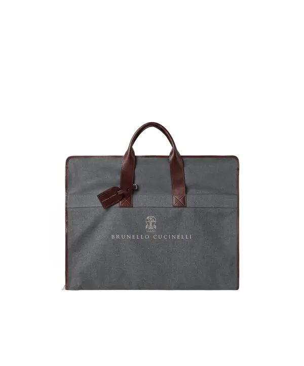 Brunello Cucinelli Garment Holder With Double Handles - Anthracite