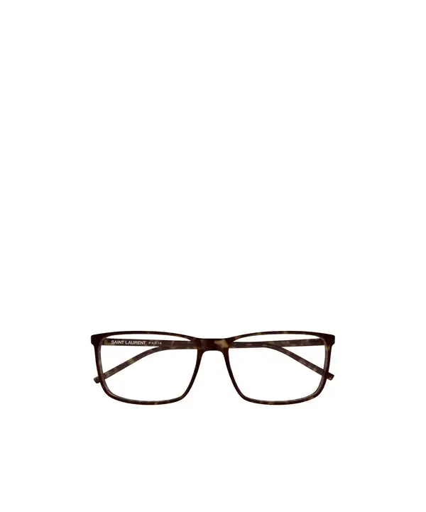 Saint Laurent Rectangular Eyeglasses - Brown