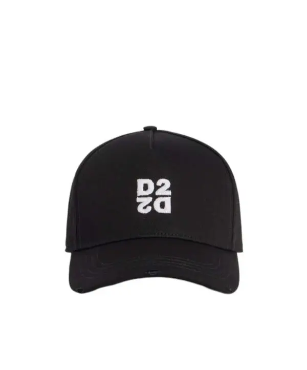 Dsquared2 Embroidered Logo Baseball Cap - Black