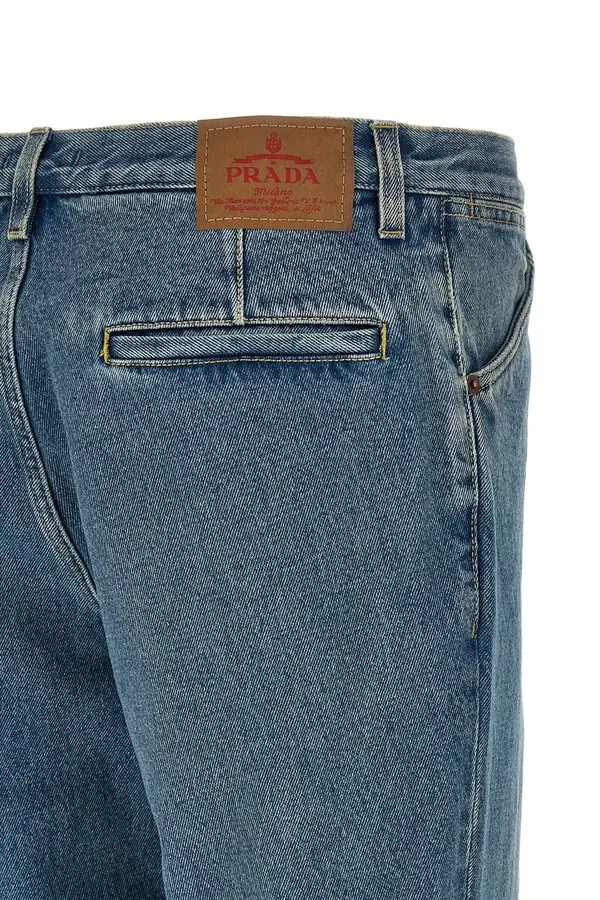 Prada Straight Leg Jeans - Blue