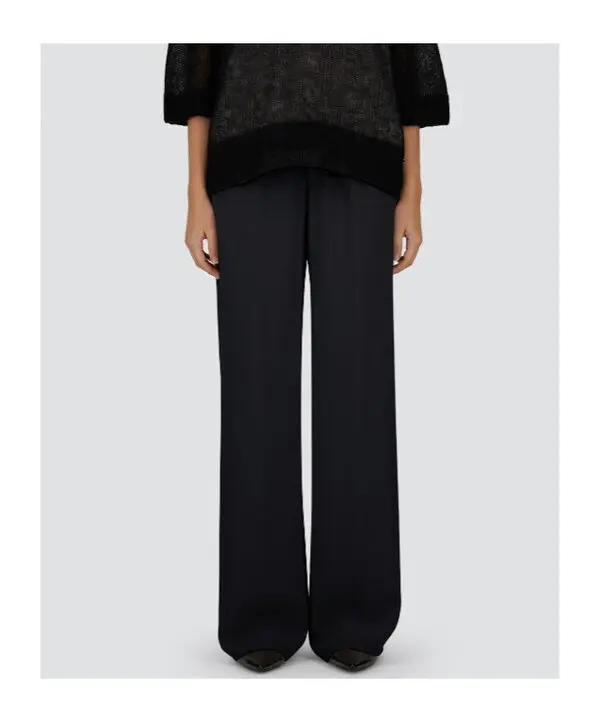 Herno Drawstring Straight-leg Pants - Black