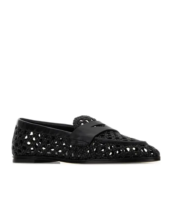 STUART WEITZMAN Openwork Round-toe Flats