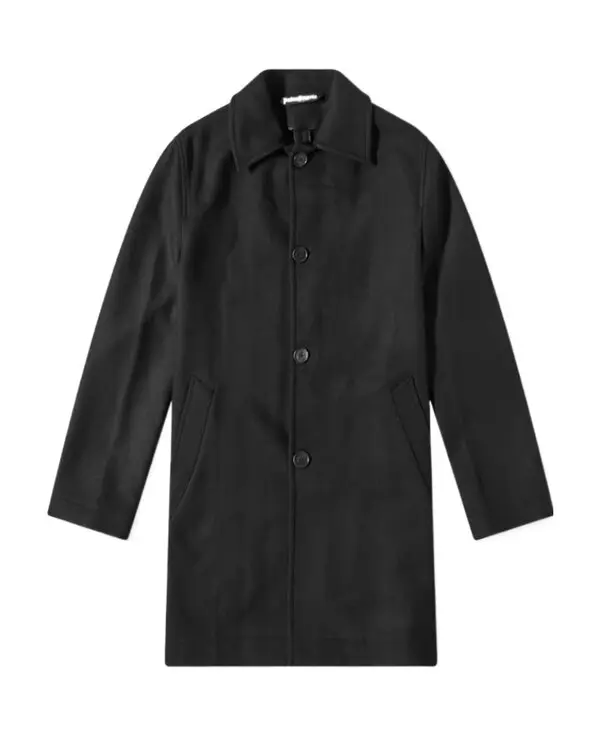 Palm Angels Curved Logo Coat