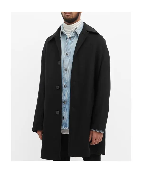 Palm Angels Curved Logo Coat