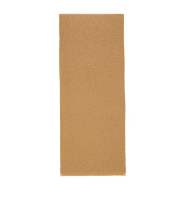 FERRAGAMO Jacquard Scarf - Camel