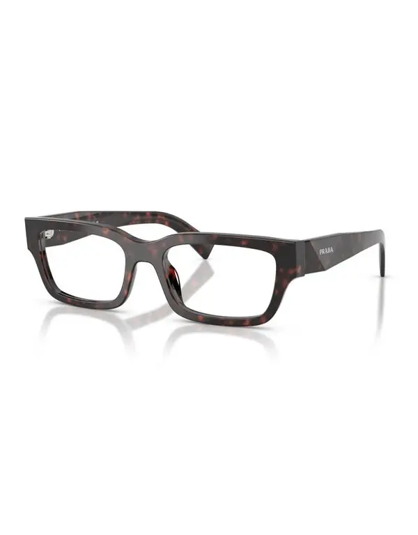 Prada Rectangle Frame Eyeglasses - Black