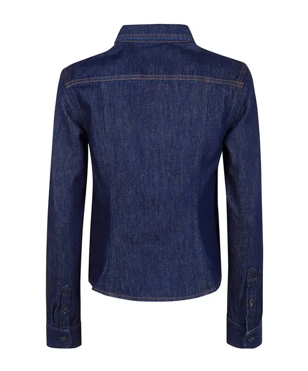 Dries Van Noten Long-sleeved Denim Shirt