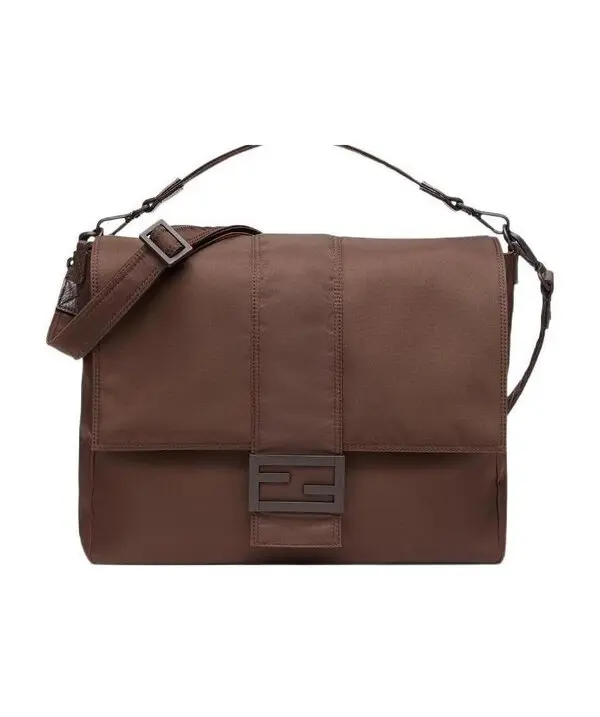 Fendi Baguette Messenger Bag - Brown
