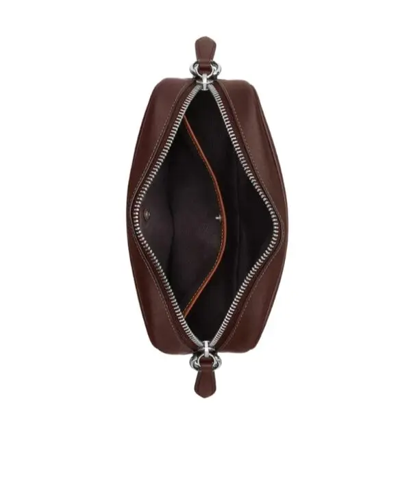 COACH Radio Camera Leather Shoulder Bag - Maple