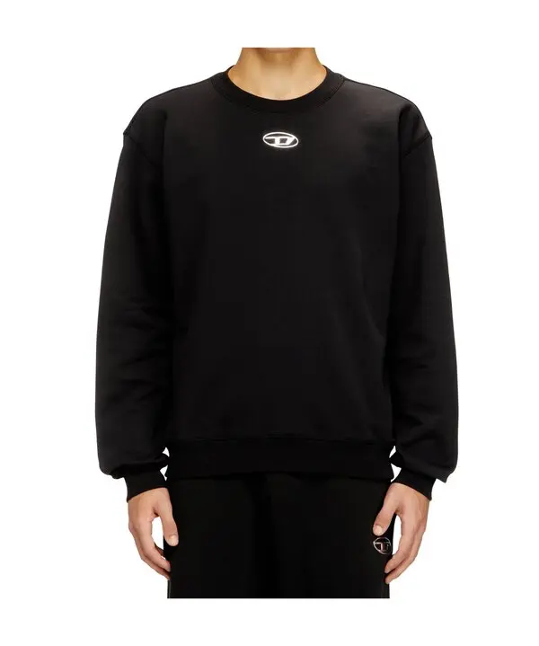 DIESEL® Logo Plaque Sweatshirt