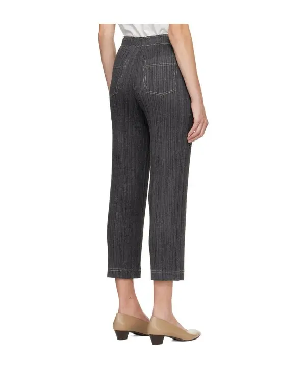 PLEATS PLEASE BY ISSEY MIYAKE Four-pocket Straight-cut Trousers