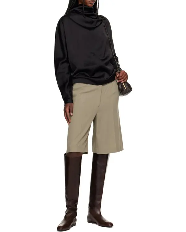 TOTEME High Neck Draped Top