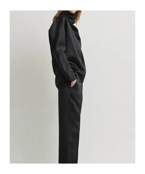 TOTEME High Neck Draped Top