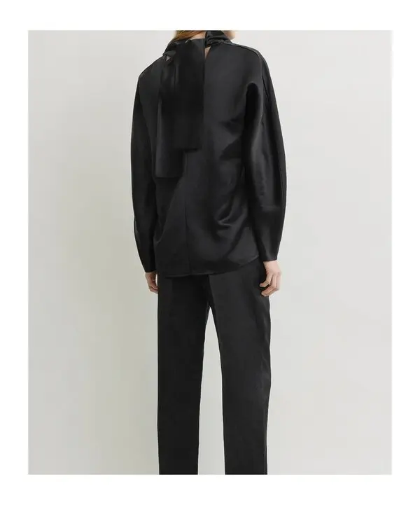 TOTEME High Neck Draped Top