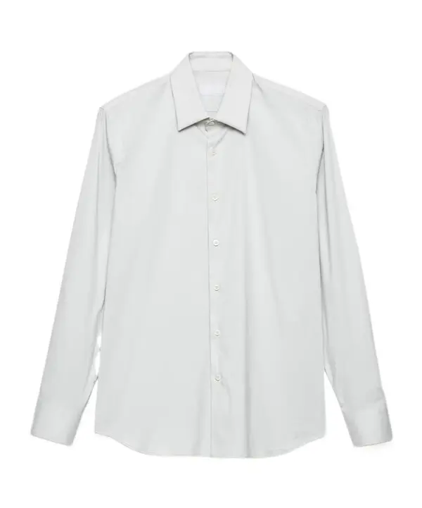 Prada Long-sleeved Poplin Shirt
