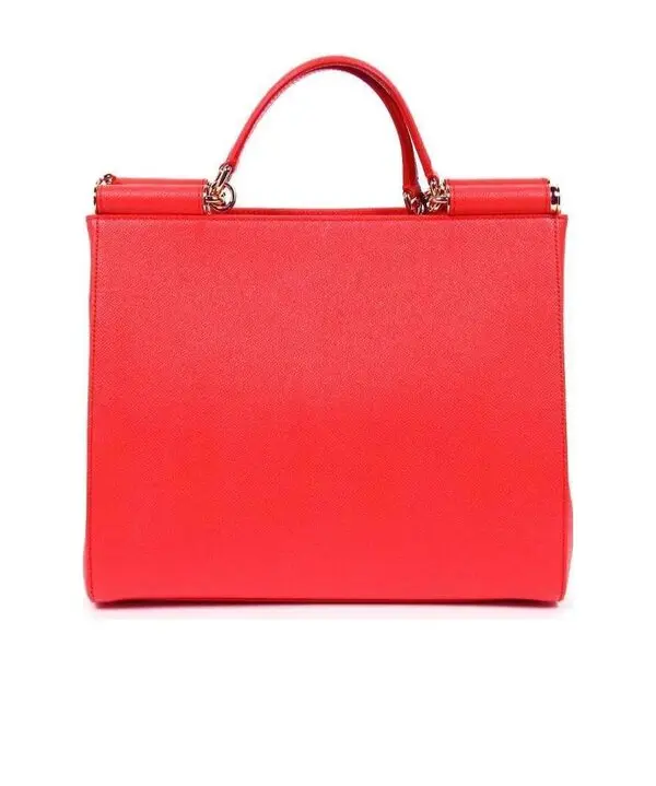 Dolce & Gabbana Logo Detail Handbag - Red