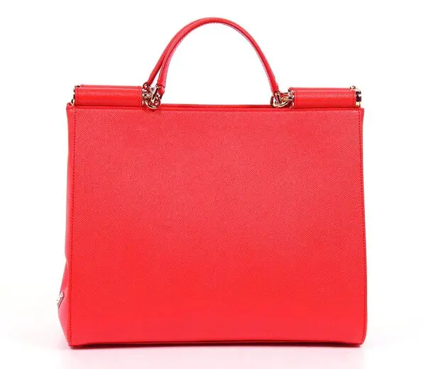 Dolce & Gabbana Logo Detail Handbag - Red