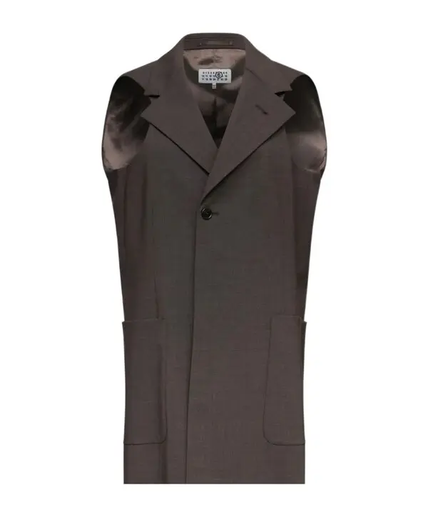 MAISON MARGIELA Single Breasted Sleeveless Waistcoat
