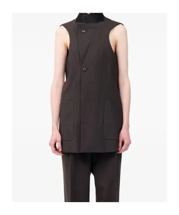 MAISON MARGIELA Single Breasted Sleeveless Waistcoat