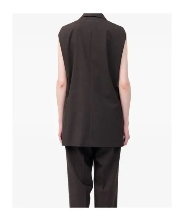 MAISON MARGIELA Single Breasted Sleeveless Waistcoat
