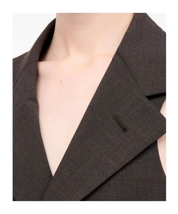 MAISON MARGIELA Single Breasted Sleeveless Waistcoat