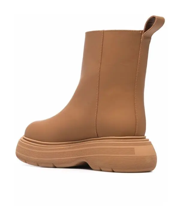 Gia Couture Ankle Boots With Thick Soles