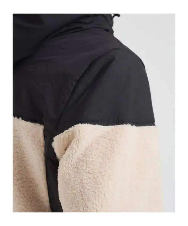 K-WAY Full Zip Fleece Hoodie - Nude