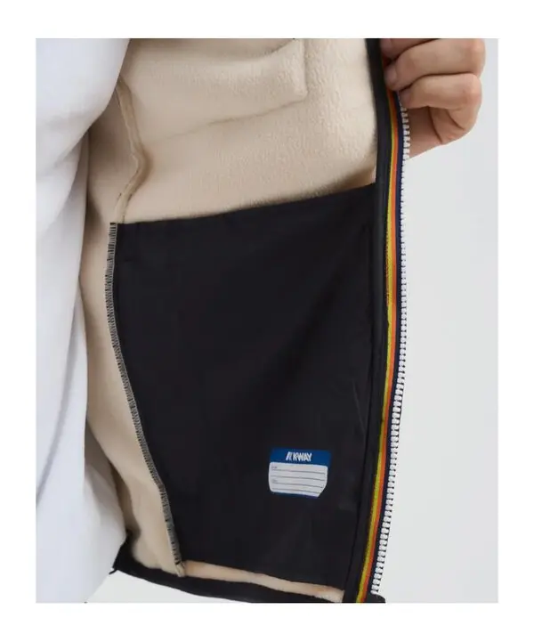 K-WAY Full Zip Fleece Hoodie - Nude